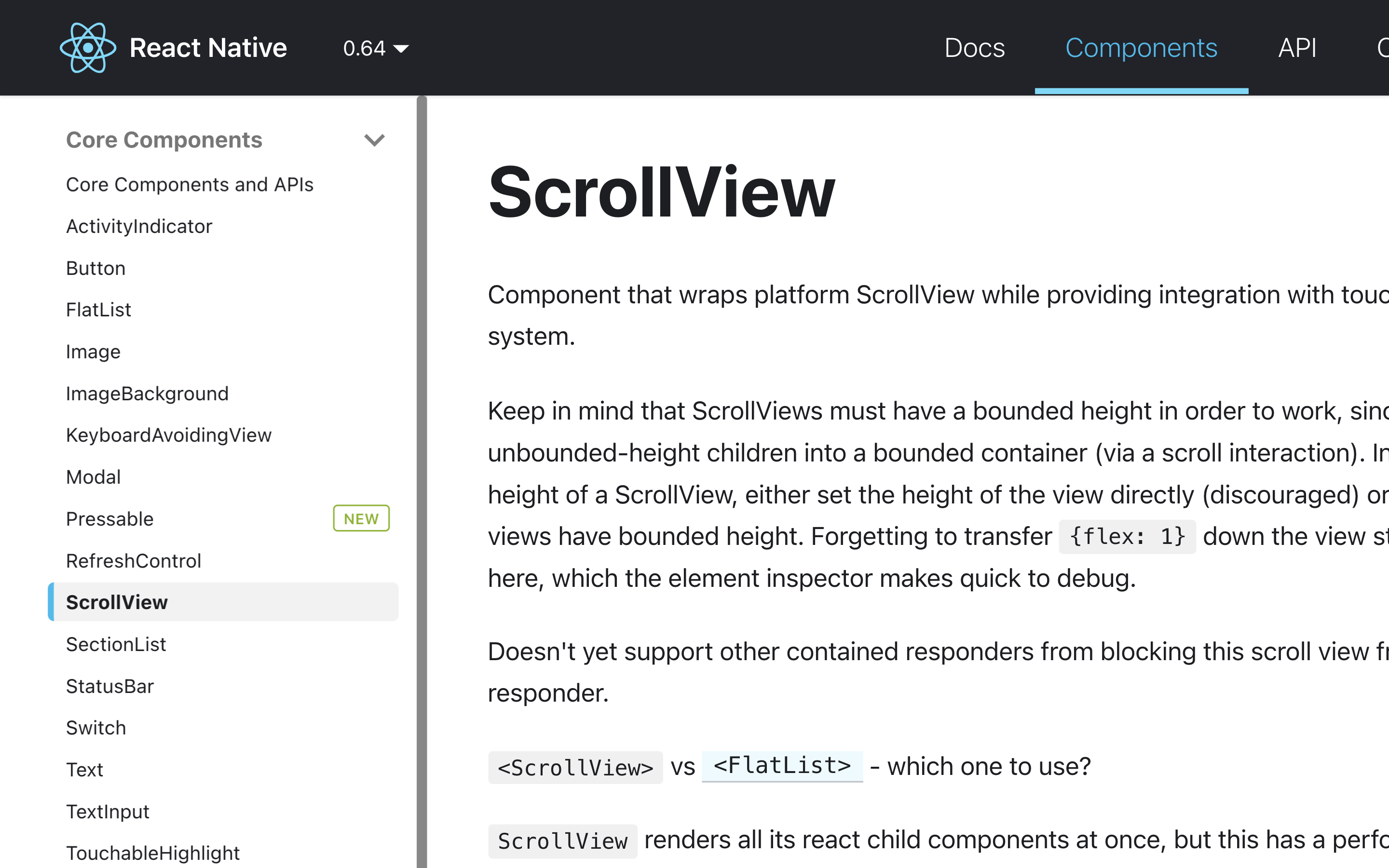 [React Native] 문제 해결 - Scroll View 와 Flatlist 스크롤 버벅거리는 문제